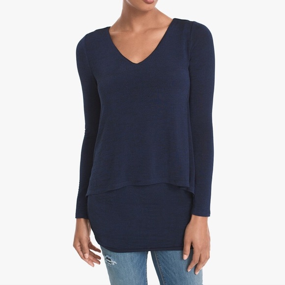 Tops | Whbm Doublelayer Tunic | Poshmark